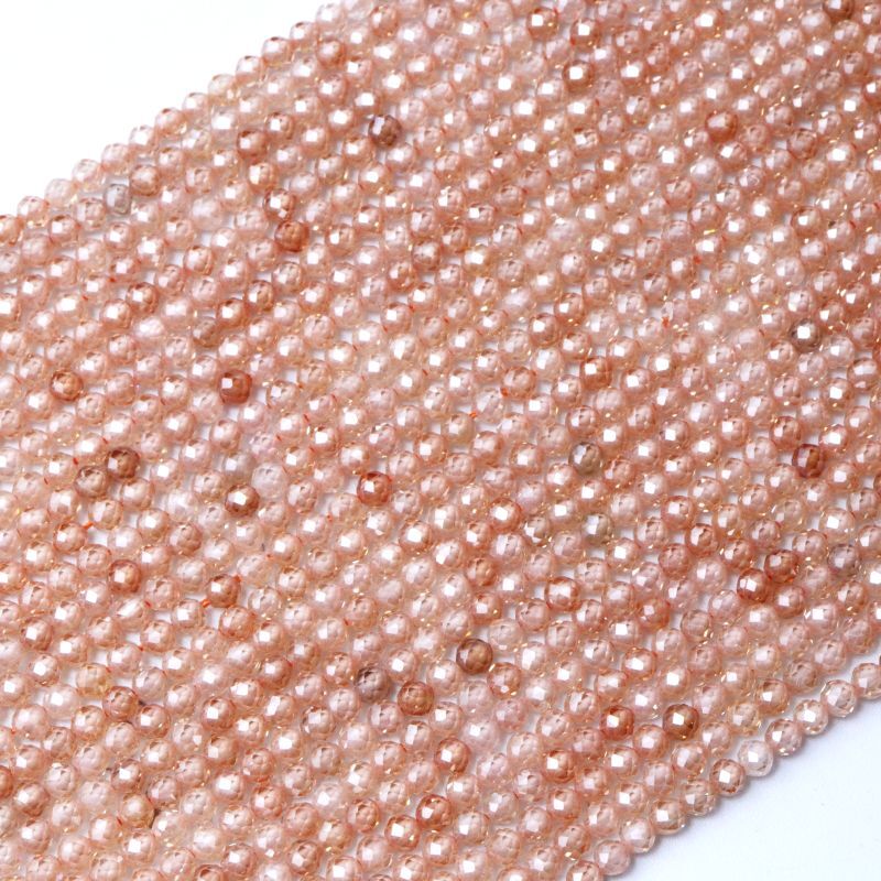 連 ジルコニア オレンジ カット [st-g0283] – 天然石卸ストーンクラブ